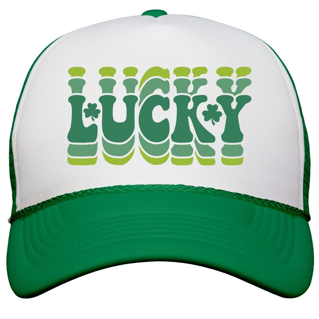Customized Girl St Patricks Day Trucker Hat Men and Women - Celebrate in Style St Patricks Trucker Hat Perfect St Pattys Hat