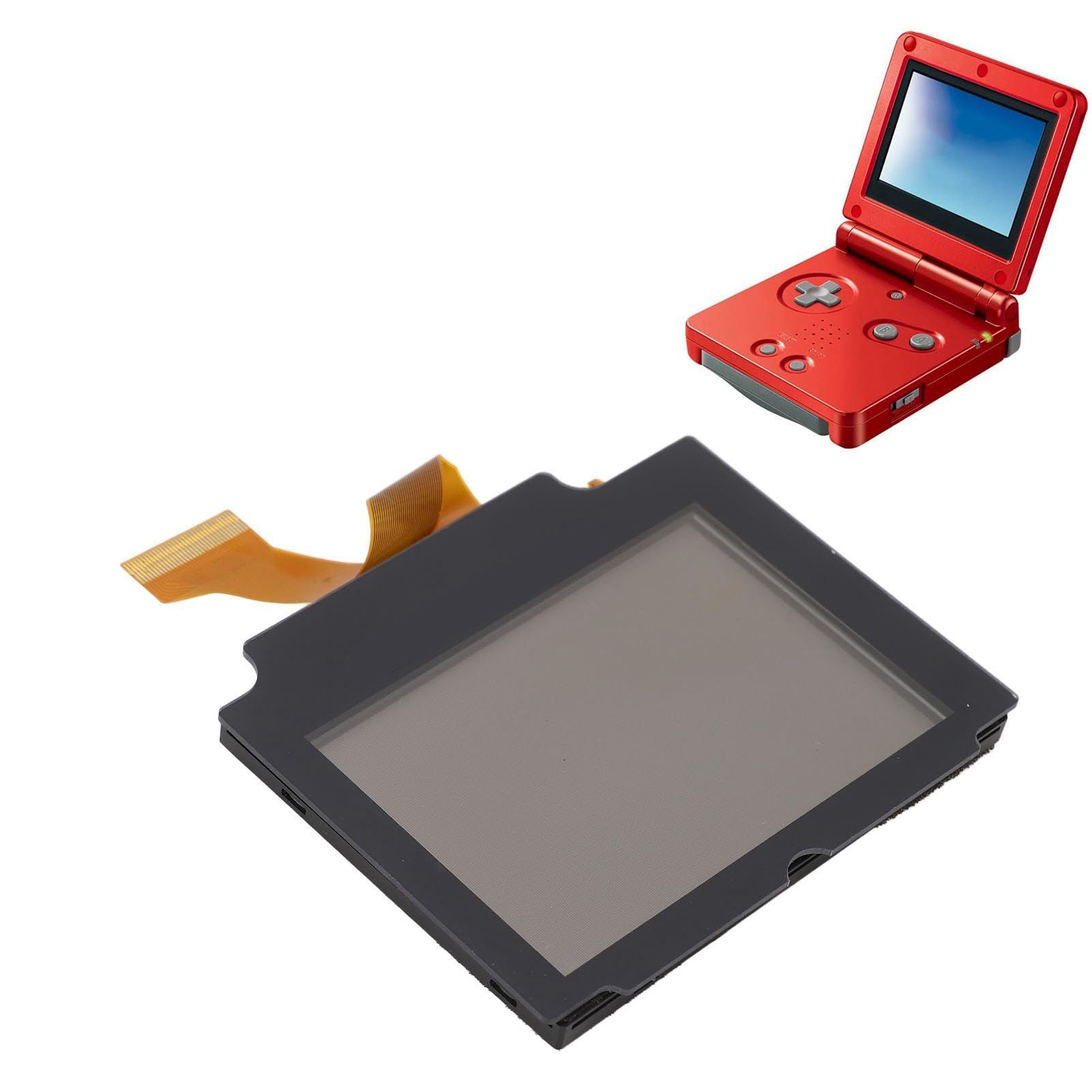 Dpofirs SP Replacement LCD Screen AGS-001 for Gameboy Advance SP System, LCD Screen Professional LCD Screen Display Replacement for Game Boy Advance SP for GBA SP AGS 001