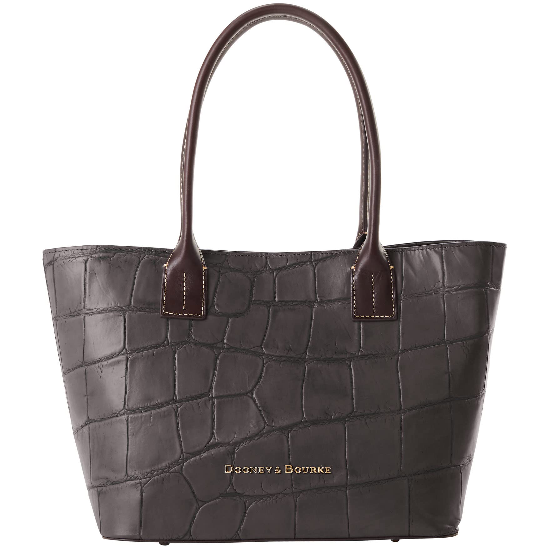 Dooney & Bourke Handbag, Denison Small Russel Tote - Smoke Brown Tmoro