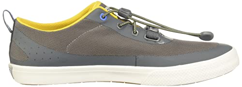 Columbia Mens Dorado CVO PFG Boat Shoe, Ti Grey Steel/Electron Yellow, 12 Wide US