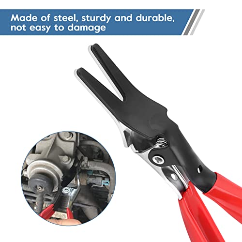 Fuel Vacuum Tube Pliers Hose Removal Tool, Automobile Hose Removal Plier Tool, Fuel and Vacuum Line Remover Separator Pliers Pipe Repairing Tool