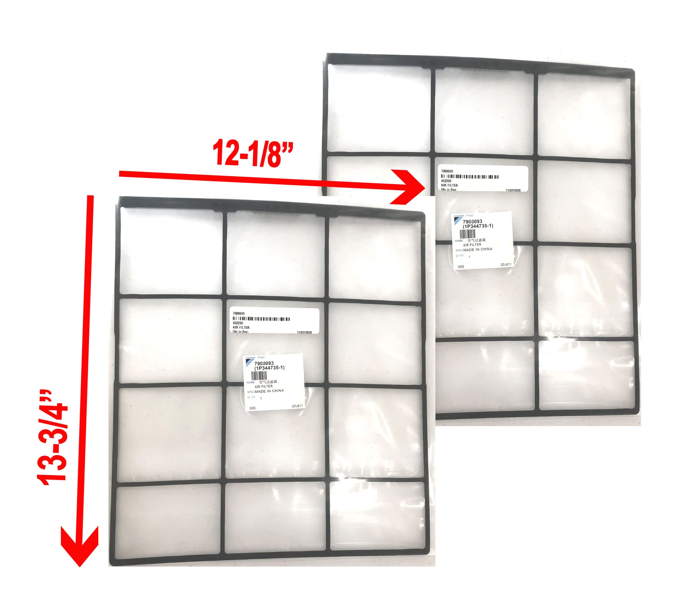 Daikin Industries 7900093 Mini Split Filter 2-Pack