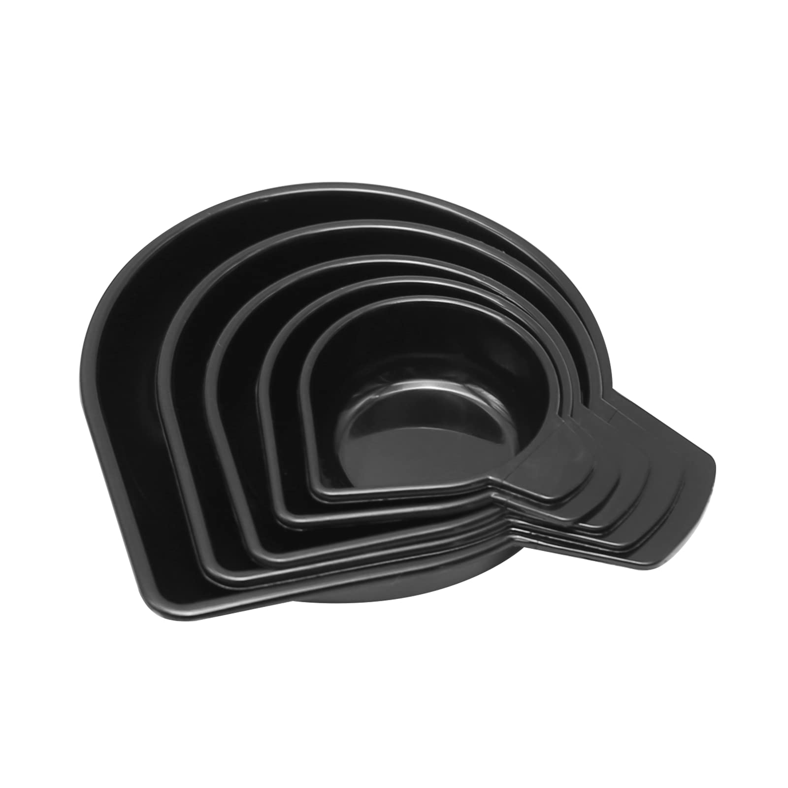 DUZFOREI 5 Sizes Weighing Powder Pans Scale Pan Narrow Spout Plastic Weighing Dishes for Weigh Liquid Powder Gems