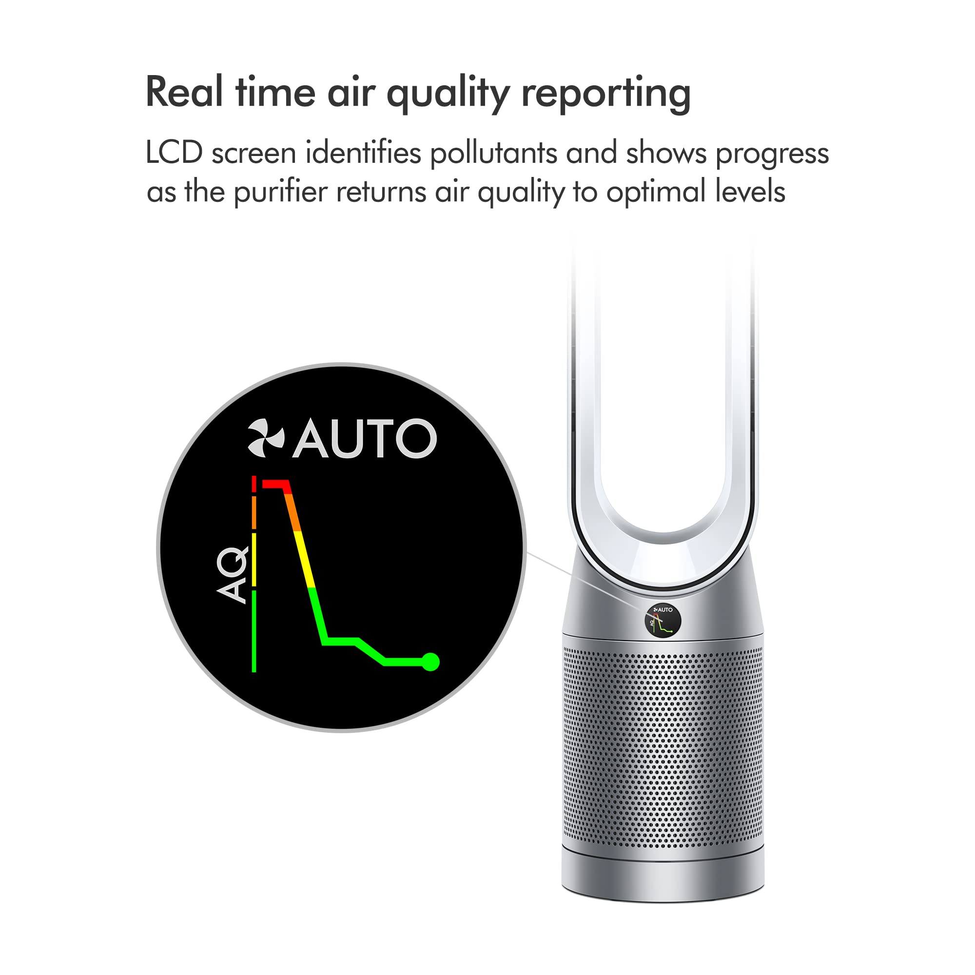Dyson Purifier Cool™ TP07 Smart Air Purifier and Fan - Black/Nickel