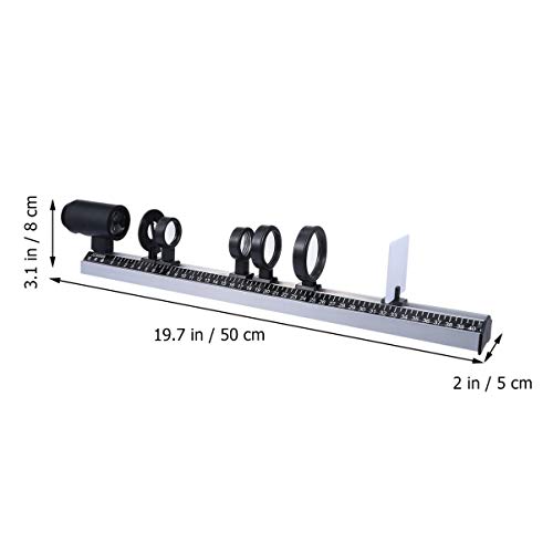 Science Classroom Optics Kit 9pcs Labs Complete optical bench kit Basic Optical Bench Optical Instrument Optical Bench Set