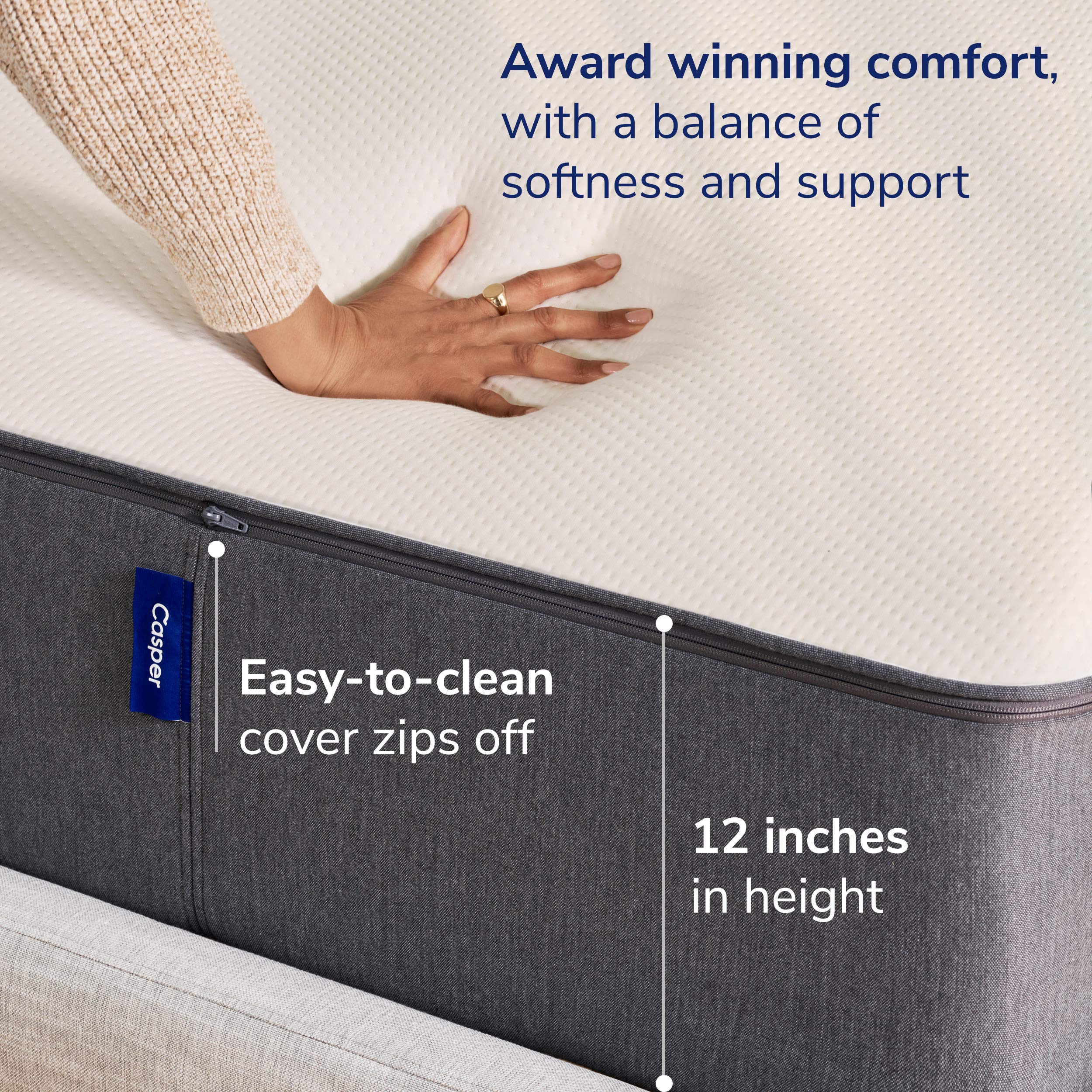Casper Original Foam King Mattress, 2019 Model