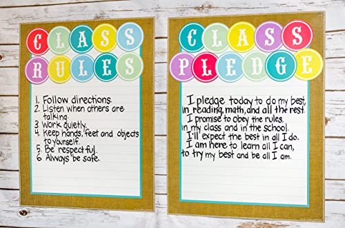 Teacher Created Resources Shabby Chic Circle Letters (77171), 3.5 Inches