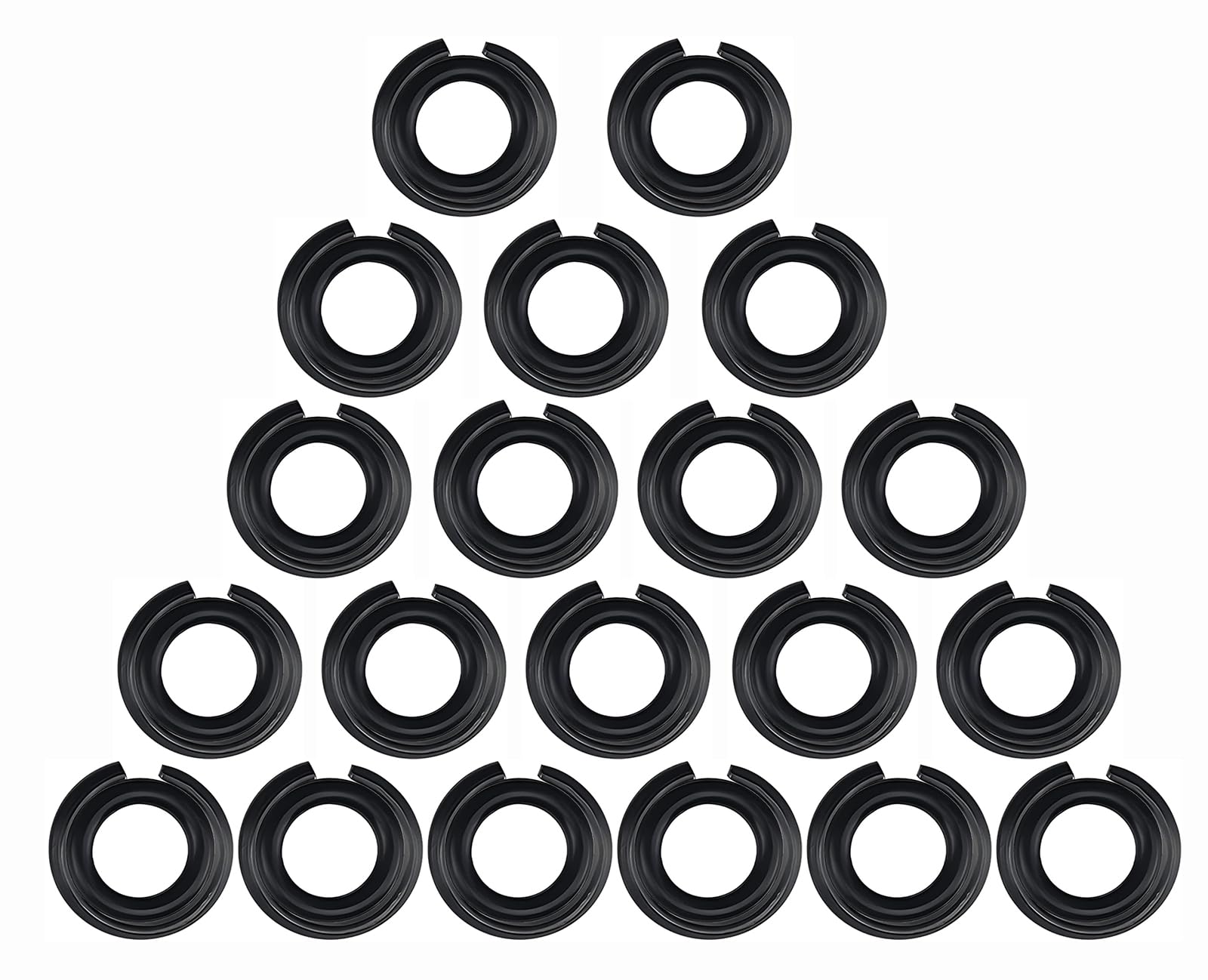 Generic 1/2"" Impact Wrench Socket Retainer Rings Clip with O-Ring,Fits Replacement Impact Wrench Tool Parts and Accessories,O-ring Square Drive Socket Retainer Ring (20 Sets/Pack)
