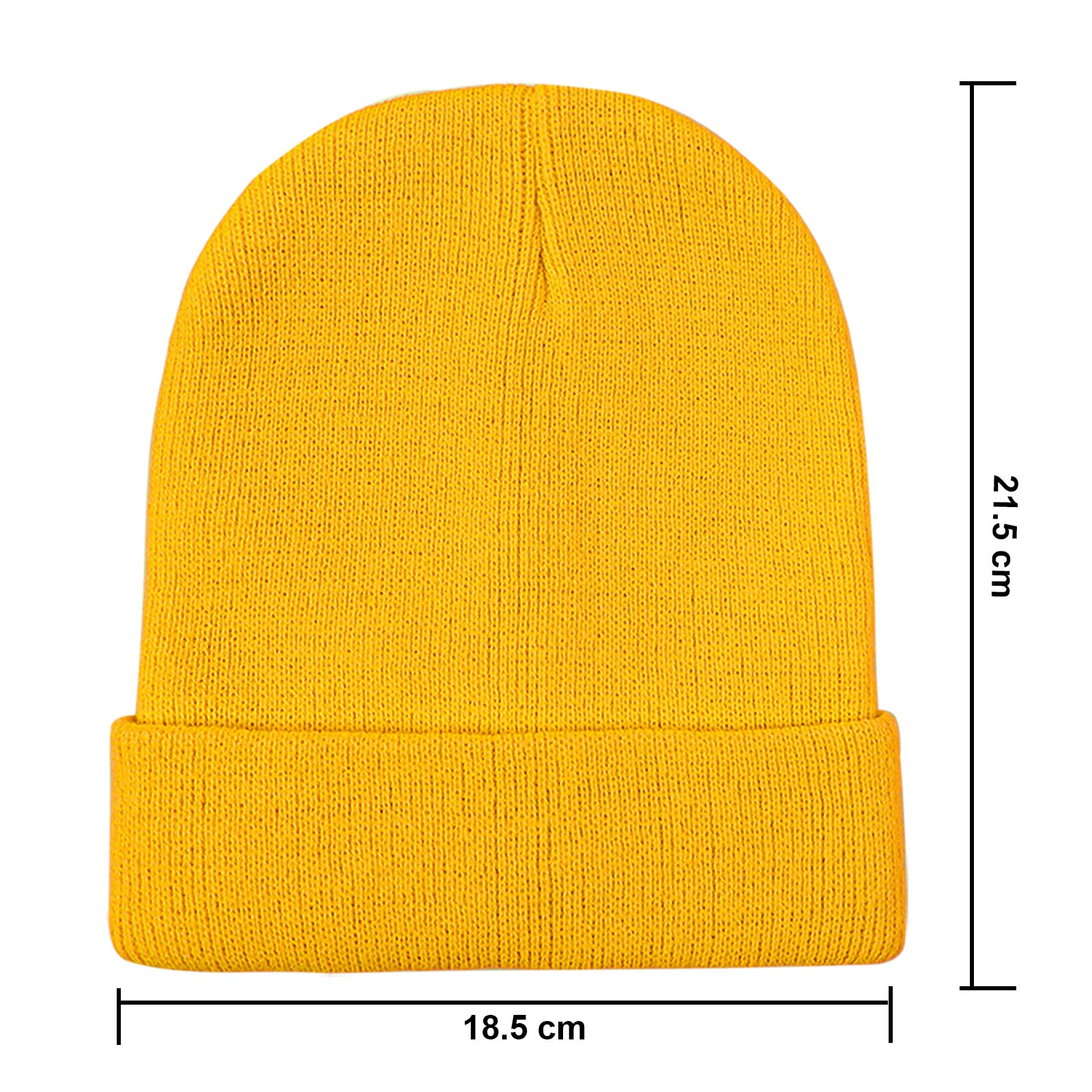 Cooraby 6 Pack Winter Beanie Cap Warm Knit Cuff Skull Beanie Caps for Men or Women