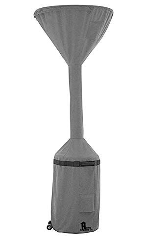 Home Dreams Co. Outdoor Patio Heater Cover, Round Floor Stand Design, Heavy Duty 600D Waterproof Fabric, Grey