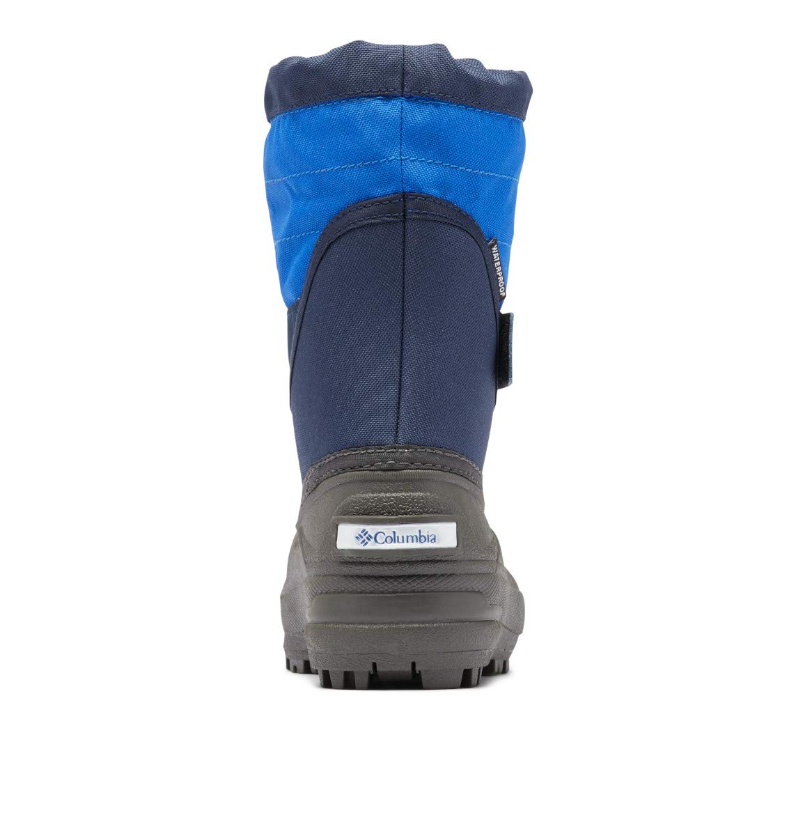 Columbia unisex child Powderbug Plus Ii Snow Boot, Collegiate Navy/Chili, 2 Big Kid US