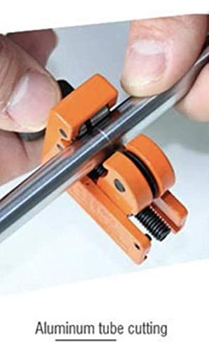Edward Tools Harden Pro Mini Pipe Cutter 1/8β to 7/8β - Cuts Copper, Aluminum, Metal - Multi Use Tube Cutter, PVC Cutter - Cuts Arrows, Lines - Heavy Duty Steel Blade Pipe Cutter Wheel