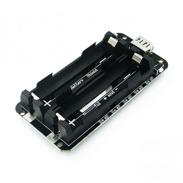 ESP8266 ESP32 Dual 18650 Lithium Battery Shield V8 5V 2.2A 3V 1A Mobile Power Bank Battery Charging Module Micro USB for Arduino