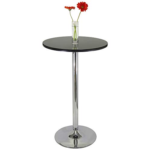 Winsome Spectrum, 23.66 in x 23.66 in x 39.76 in, Black/Metal