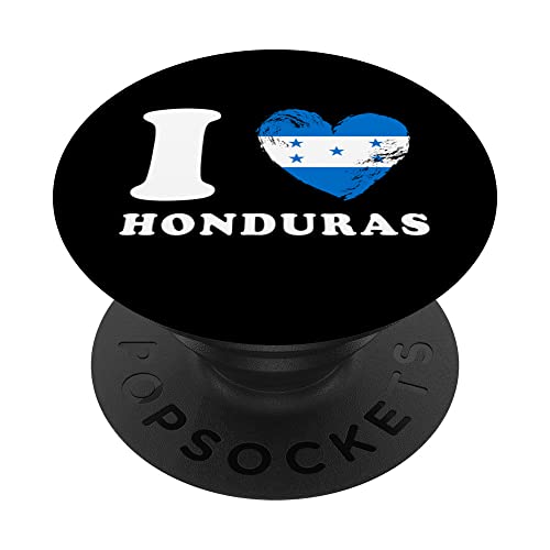 I Love Honduras - Heart Flag Honduras PopSockets Swappable PopGrip