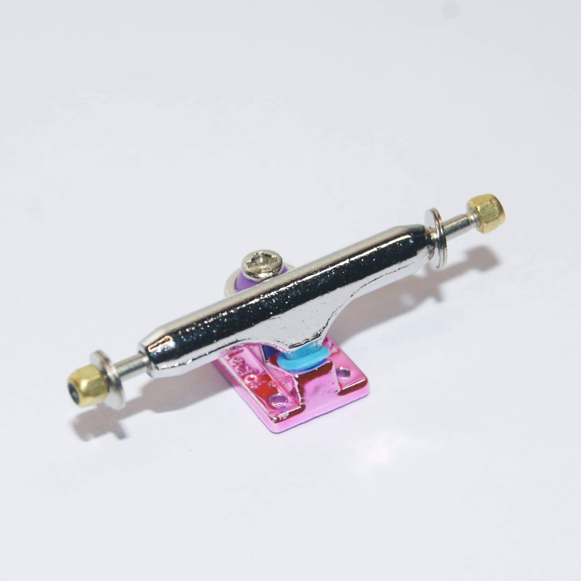 Fingerboard Trucks with Upgraded, 34mm Width - Professional Shape, Appearance & Components (Pink)…