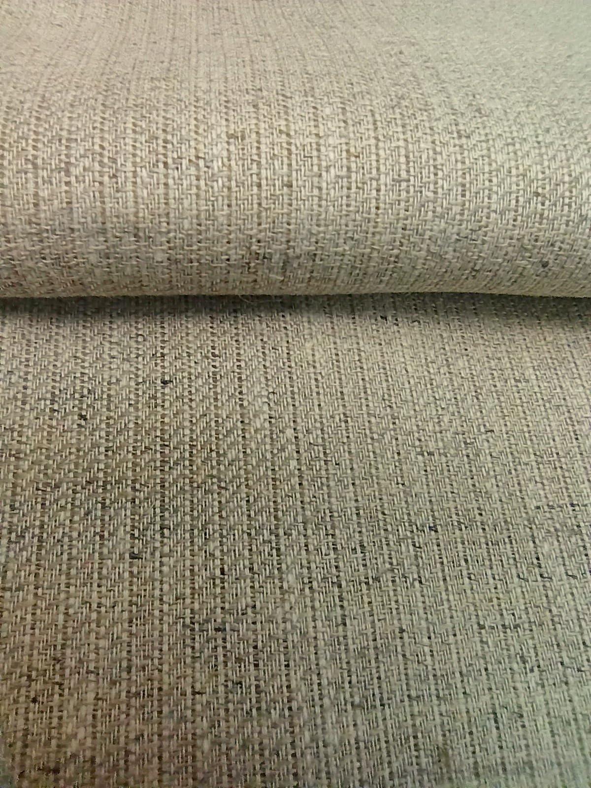 Generic Organic 100% Hemp Fabric in Natural Undyed Color 58 Inches Wide Sold by The Yard (1 Quantity = 1 Yard)