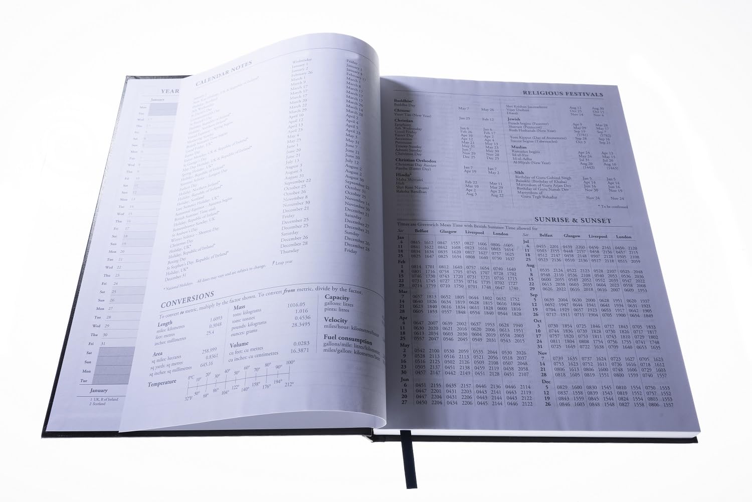 Collins Essential 2024 Daily Planner - Daily Calendar 2024 Page A Day Diary, Journal & 2024 Planner - Business, Office, Academic and Personal Planner -A4 Size (Black) (A4 / Letter Size / 8.5" x 11",