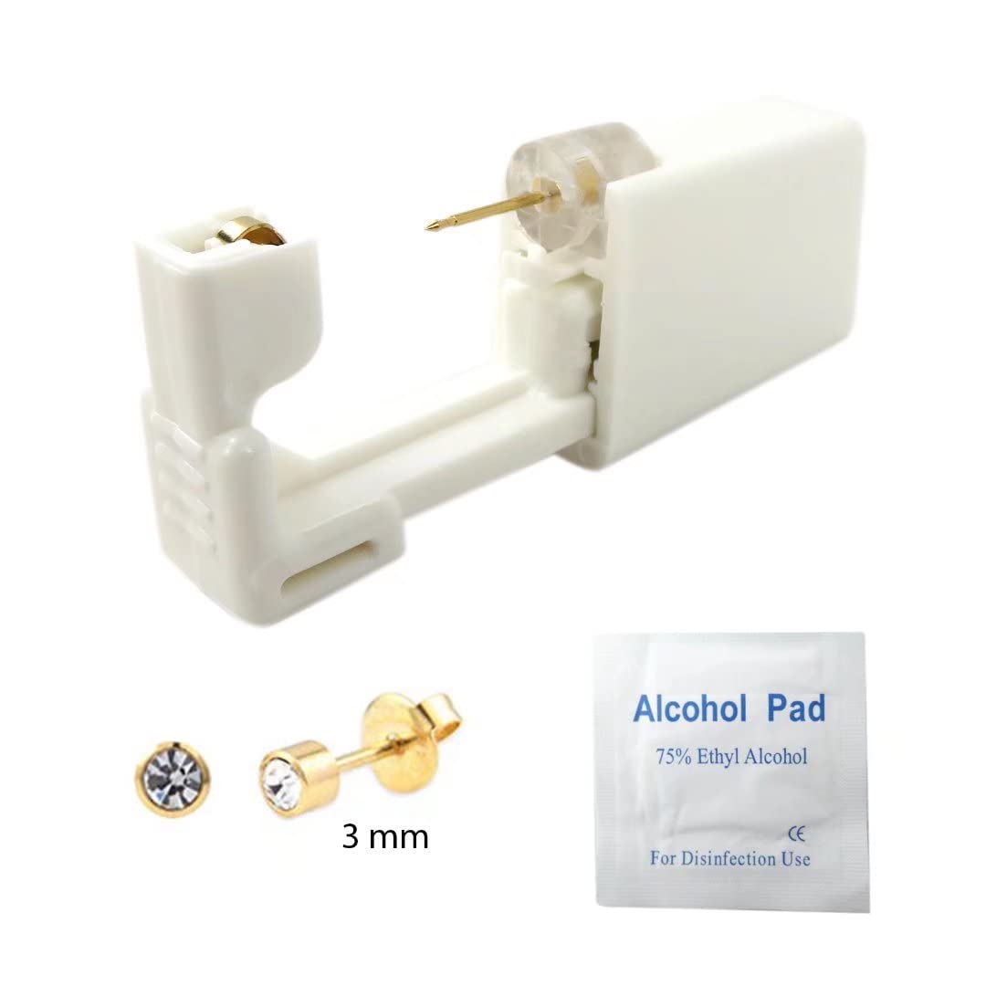 Ear Piercing Device Disposable Sterile Ear Piercing Kit Tool Designed Mechanically for Easy Use