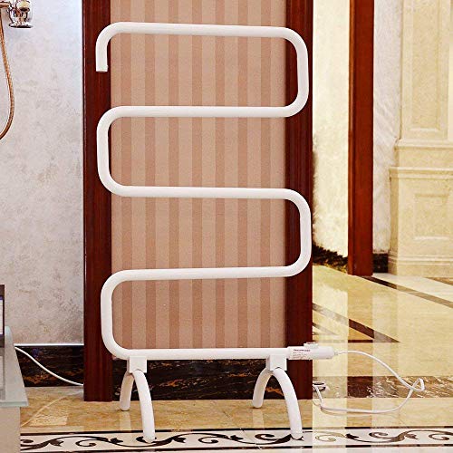 Homeleader Towel Warmer and Drying Rack, Heated Towel Rack, Wall Mount & Free Standing Towel Heater for Bathroom, 120W