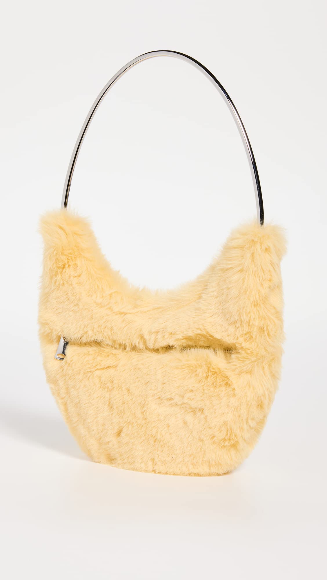 Coperni Women's Faux Fur Ring Swipe Bag, Yellow, One Size