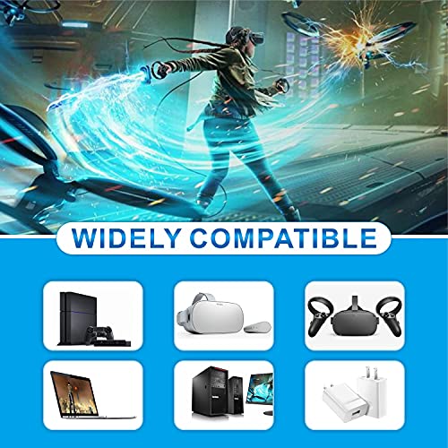 Compatible Oculus Quest 2 Link Cable, Bilitech Oculus Link Cable 16 ft, Super-Reliable PC VR Link& 5Gbps Transfer Rate& 3A Charging Rate, USB 3.0 Type A to C Cable for VR Headset and Gaming PC