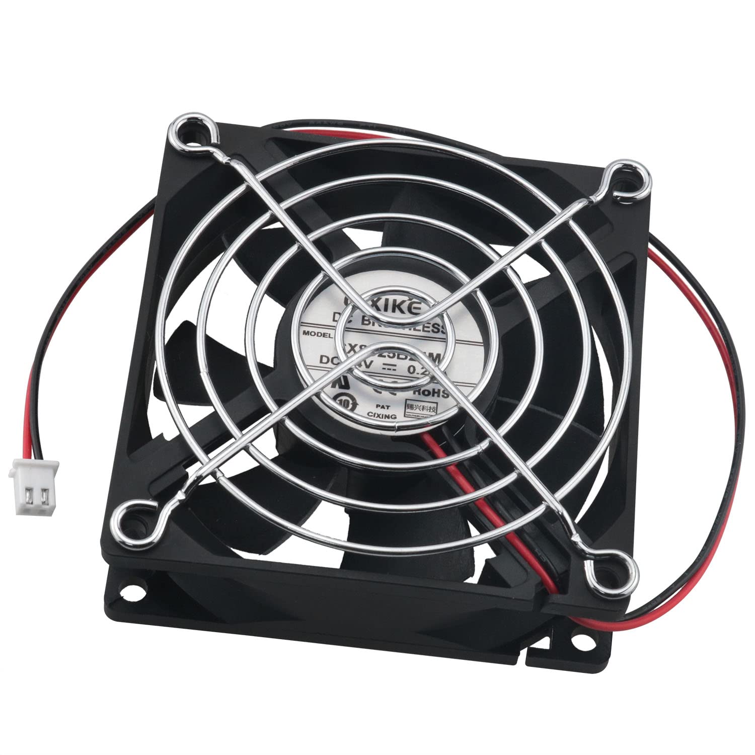 MTQY 80mm 24V DC Cooling Fan 80mm x 80mm x 25mm 24V Brushless DC Cooling Fan