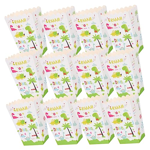 Toyvian 24 Pcs Popcorn Box Kids Snack Box Candy Snack Box Poppets for Kids Paper Supplies Candy Favor Treat Boxes Popcorn Boxes for Party Paper Popcorn Box for Movie Popcorn Boxes for Kids