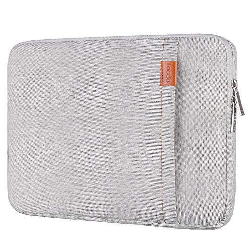 Lacdo 13.3 Inch Laptop Sleeve for 13 Inch MacBook Air | MacBook Pro Retina 2012 - Early 2016 | 12.9 Inch iPad Pro | Surface Book | 360° Protective HP Dell ASUS Chromebook Case, Water Repellent, Gray