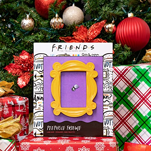 Friends 8.5 X 10.2 Large Yellow Peephole Frame from Monica's Apartment - Vintage Frame Friends TV Show Merchandise