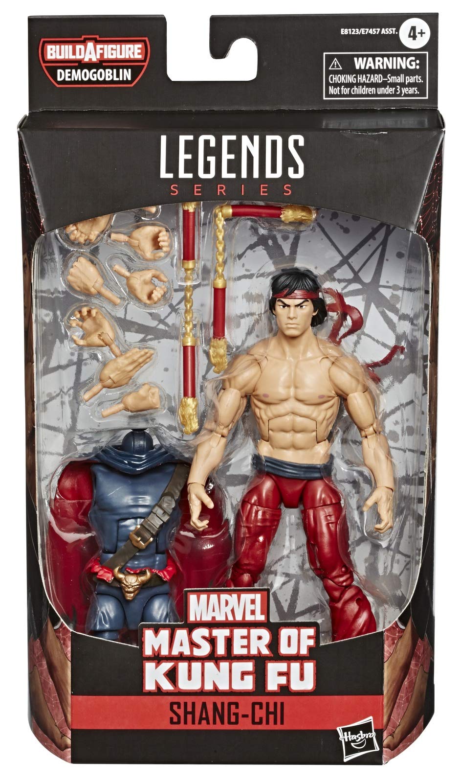 Spider-Man Hasbro Marvel Legends Series 6" Collectible Action Figure Shang Chi Toy, with Build-A-Figurepiece & Accessories