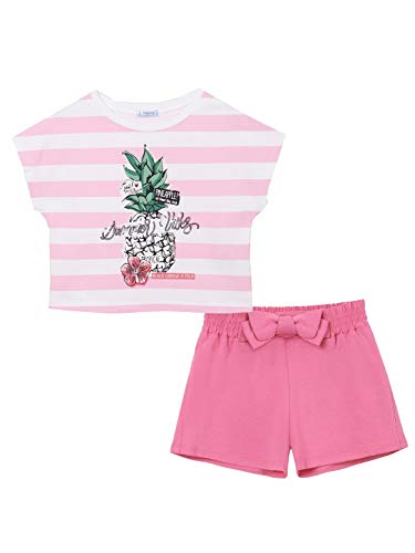 Mayoral 21-06278-025 - Short Set for Girls 18 Years Camellia