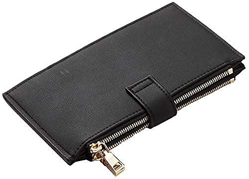 Travelambo Womens Multi Card Case Wallet & Front Pocket Minimalist Leather Slim Wallet