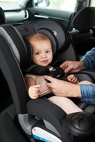 Safety 1st Everslim DLX All-in-One Convertible Car Seat, 4 Modes of use: Rear-Facing, Forward-Facing (22β65 lbs), Belt-Positioning Booster (40β100 lbs), Backless Booster (40β100 lbs), Dunes Edge