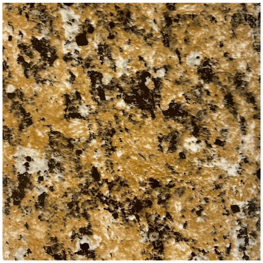 EZ FAUX DECOR Kitchen Countertop Update Vinyl Laminate Cover | Easy Install | Peel and Stick | Durable Self-Adhesive | 36β x 180β | Granite Marble Design | Venetian Gold (15ft)