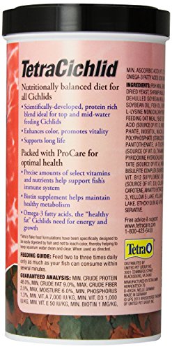 Tetra USA Tetra Cichlid Flakes Food -- 5.65 oz.