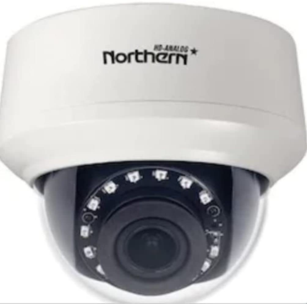 Northern Video HDAFDIR90INWD 4-in-1 Full HD 1080p Indoor Varifocal Analog Dome Camera, Autofocus 2.8-12mm IR Lens with Remote Zoom, 1/2.8" CMOS Sensor, 1920x1080 Resolution, 90' IR Range