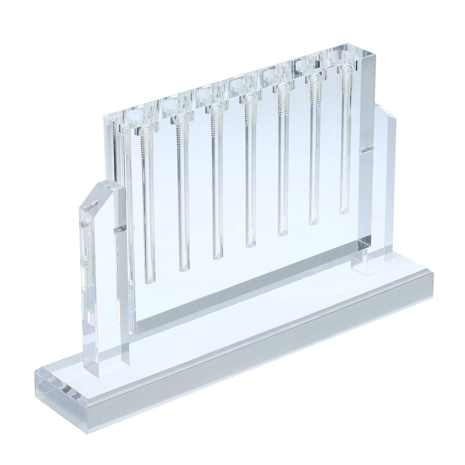 HUIOP Comparator,7 Tubes Automobile Oil Quality Comparator Transmission Oil Viscosity Tester Comparator Transparent Glass Tester Demonstration Stand