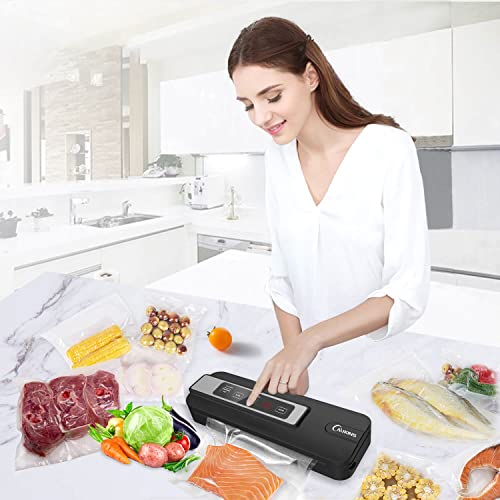 CAUKINS Food Vacuum Sealer Machine: Sous Vide Vacuum Sealer Automatic Vacuum Sealer Portable Vacuum Sealer For Food