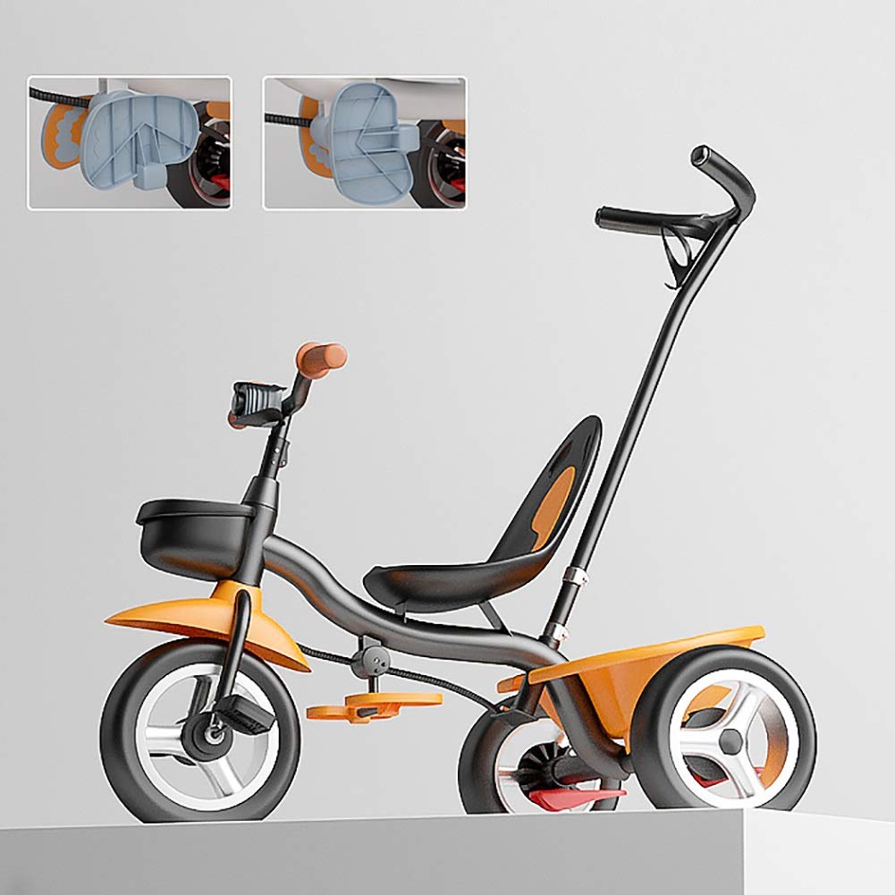 Trike for Kids Children Tricycle Children Push Trike, Multifunctional Kids Tricycle with Lighting,Safe Gift for 1-5 Years Old (Color : 11)