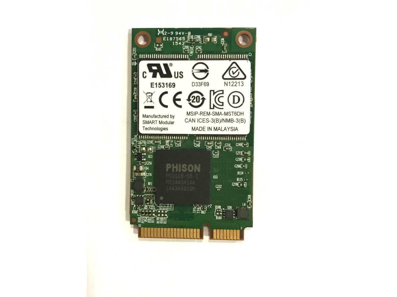Ebid-Dealz Replacement for mSATA 3.0 6 Gbps 128 GB SSD Smart Modular Technologies SHMST6D128GHM211 Supported Internal SSD