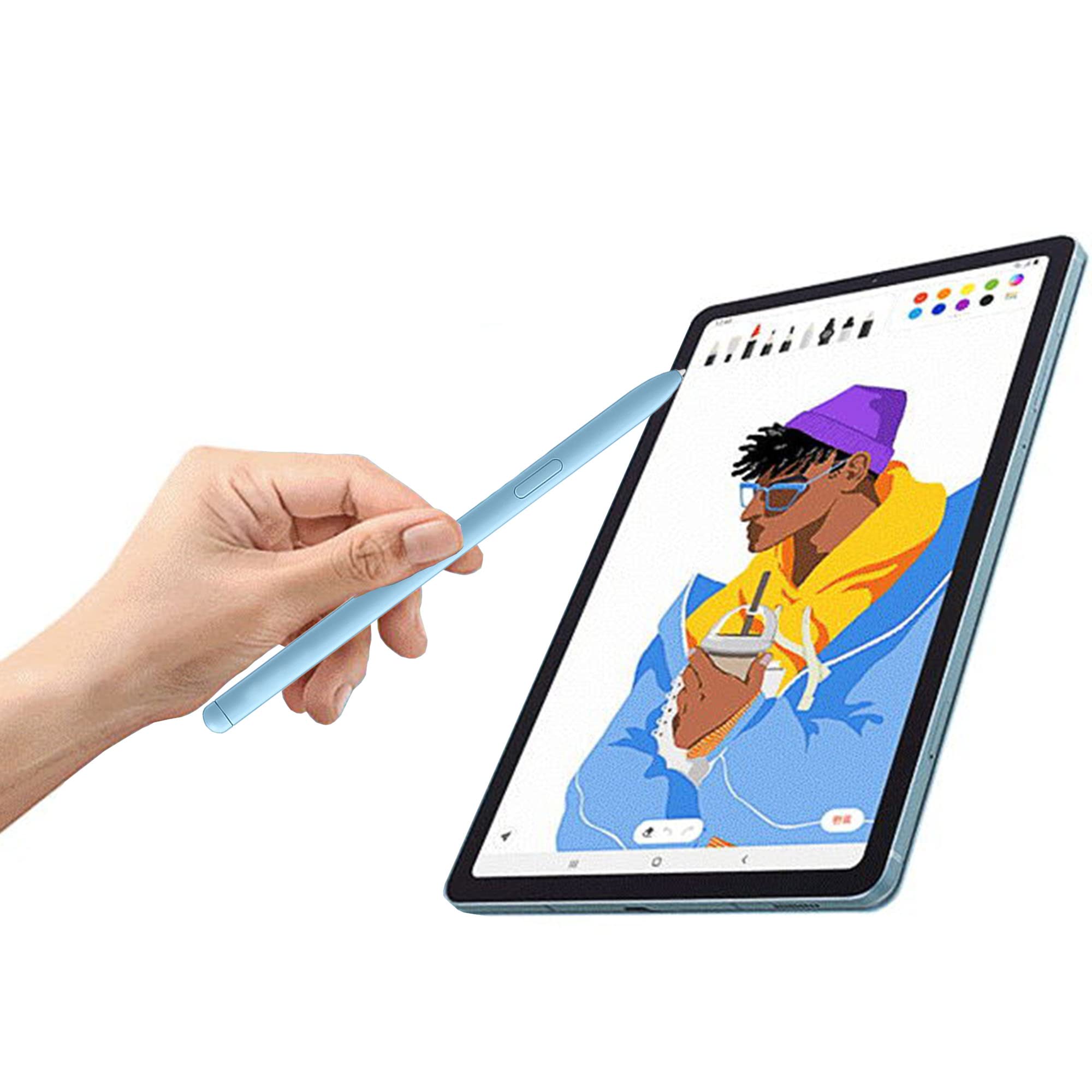 Tab S6 Lite Stylus Pen Replacement for Samsung Galaxy S6 Tab S6 Lite SM-P610N,P615,P610 Stylus S6 Pen with Tips/Nibs(Angora Blue)…