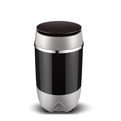 Dark Grey Washing Machine,Portable Mini Single Barrel Semi Automatic Washing Machine for,Automatic Laundry Load Capacity