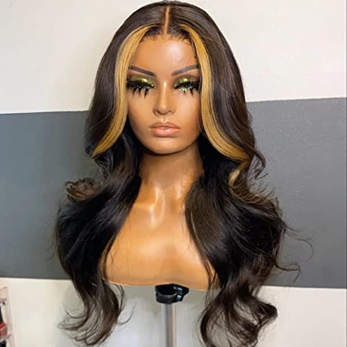 European Human Hair Straight Ginger Color Blonde Wigs Style#2 24 Inches