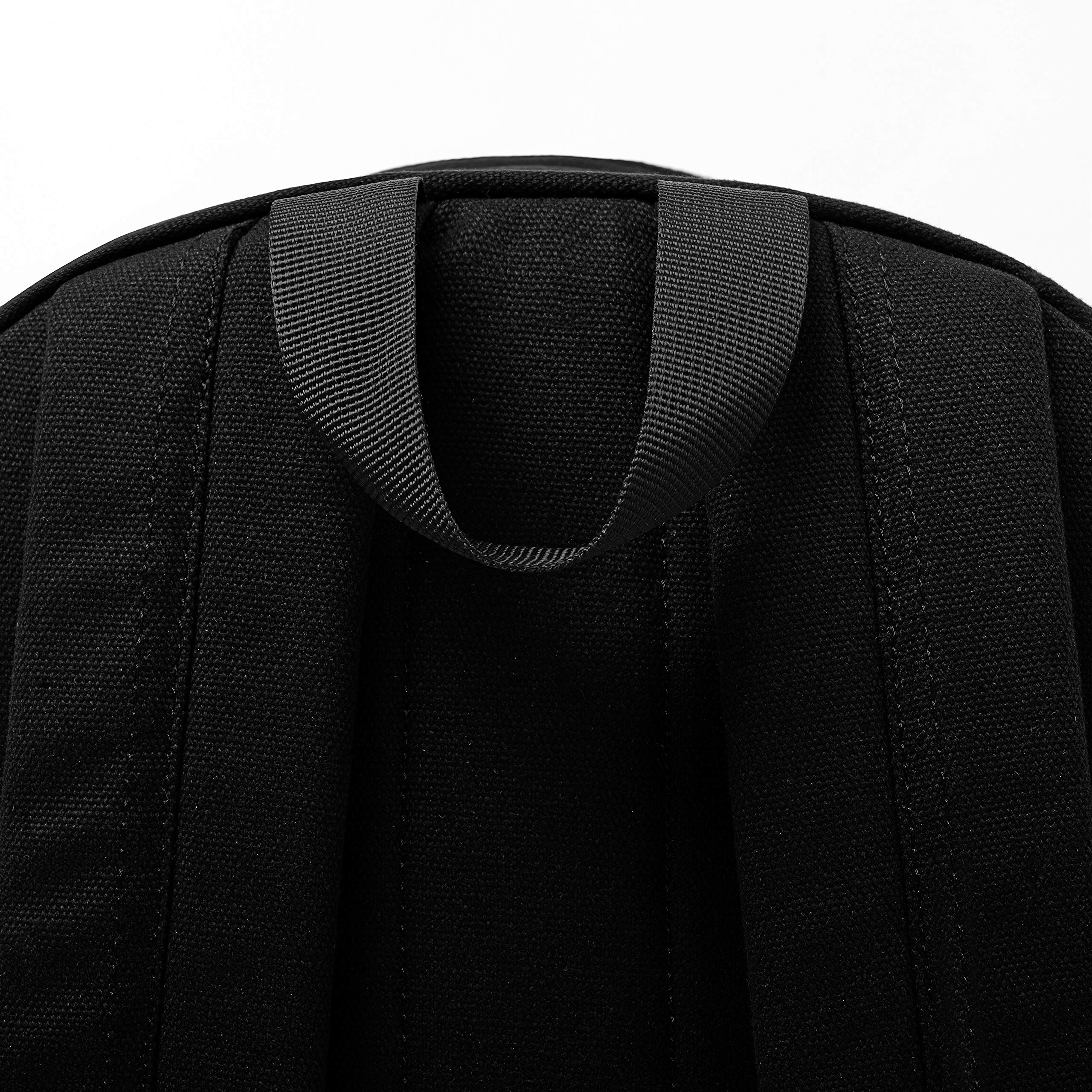 Chrysansmile Canvas Backpack for Women Casual Outdoors College Travel Daypack 15.6 Inch Laptop Backpacks - Black