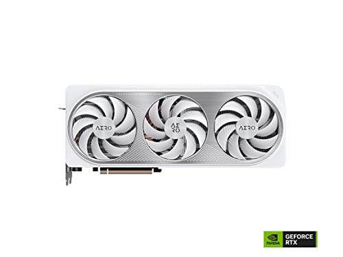 GIGABYTE GeForce RTX 4070 Ti AERO OC 12G Graphics Card, 3X WINDFORCE Fans, 12GB 192-bit GDDR6X, GV-N407TAERO OC-12GD Video Card
