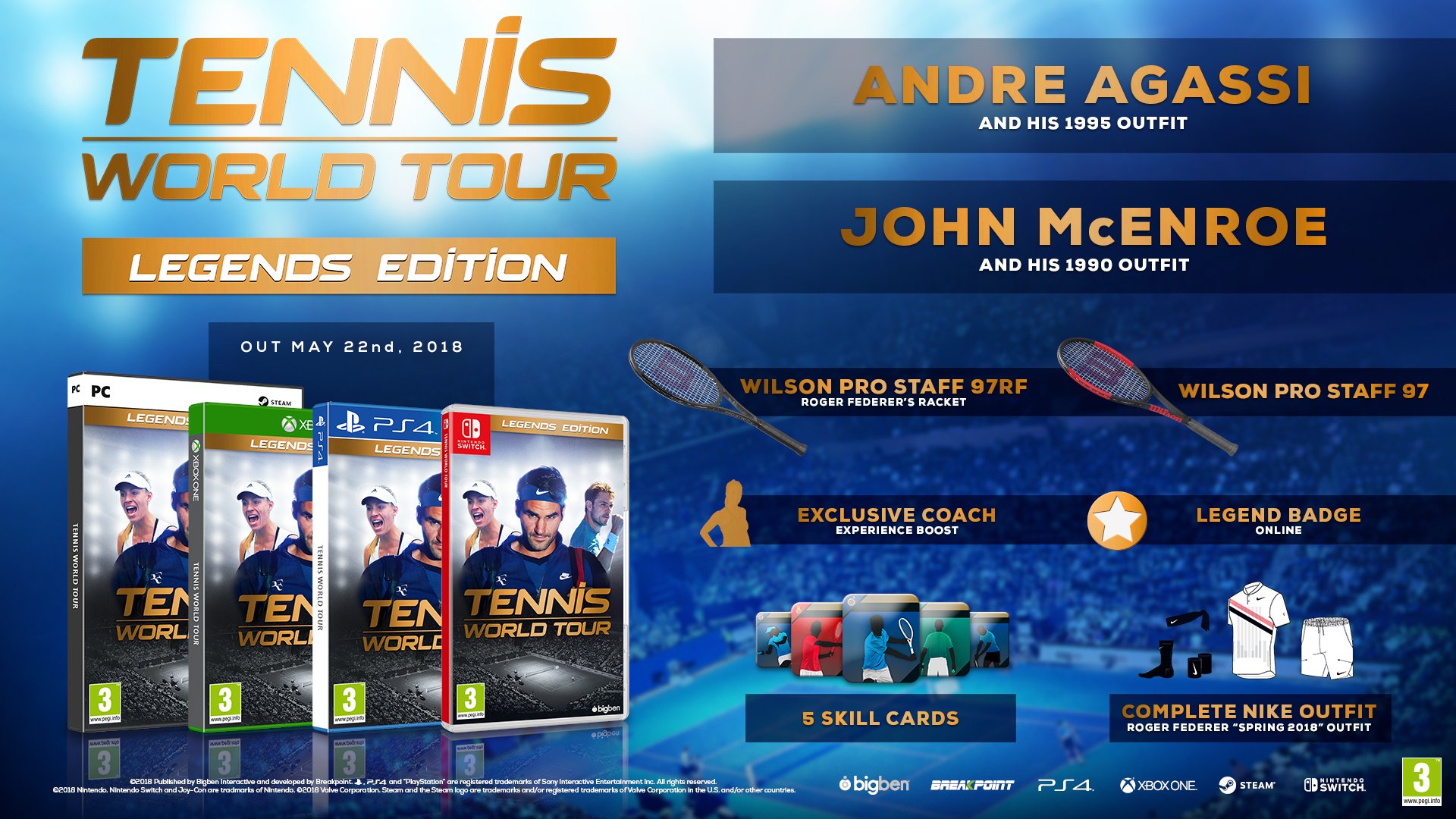 Tennis World Tour - Legends Edition (XB1)