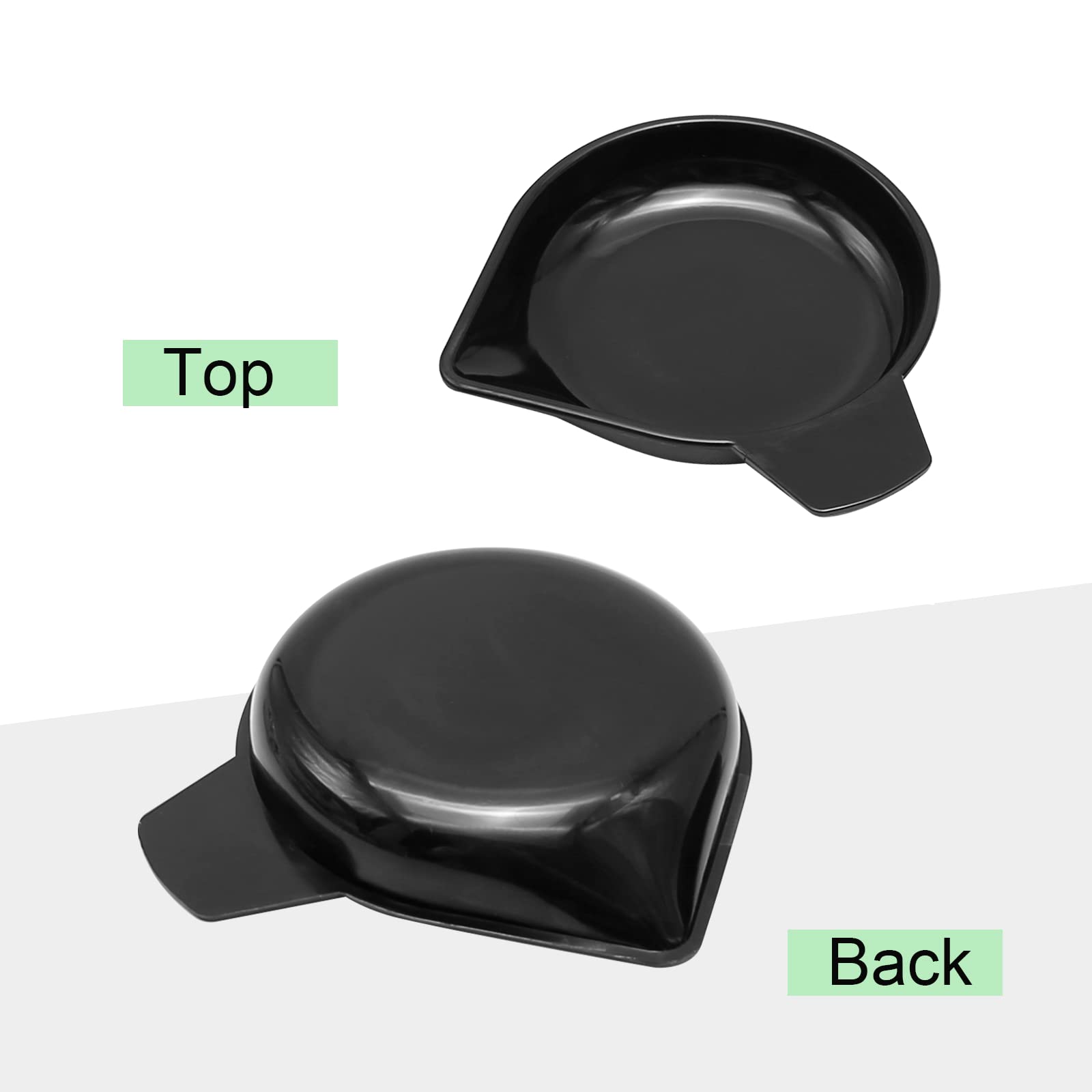 DUZFOREI 5 Sizes Weighing Powder Pans Scale Pan Narrow Spout Plastic Weighing Dishes for Weigh Liquid Powder Gems