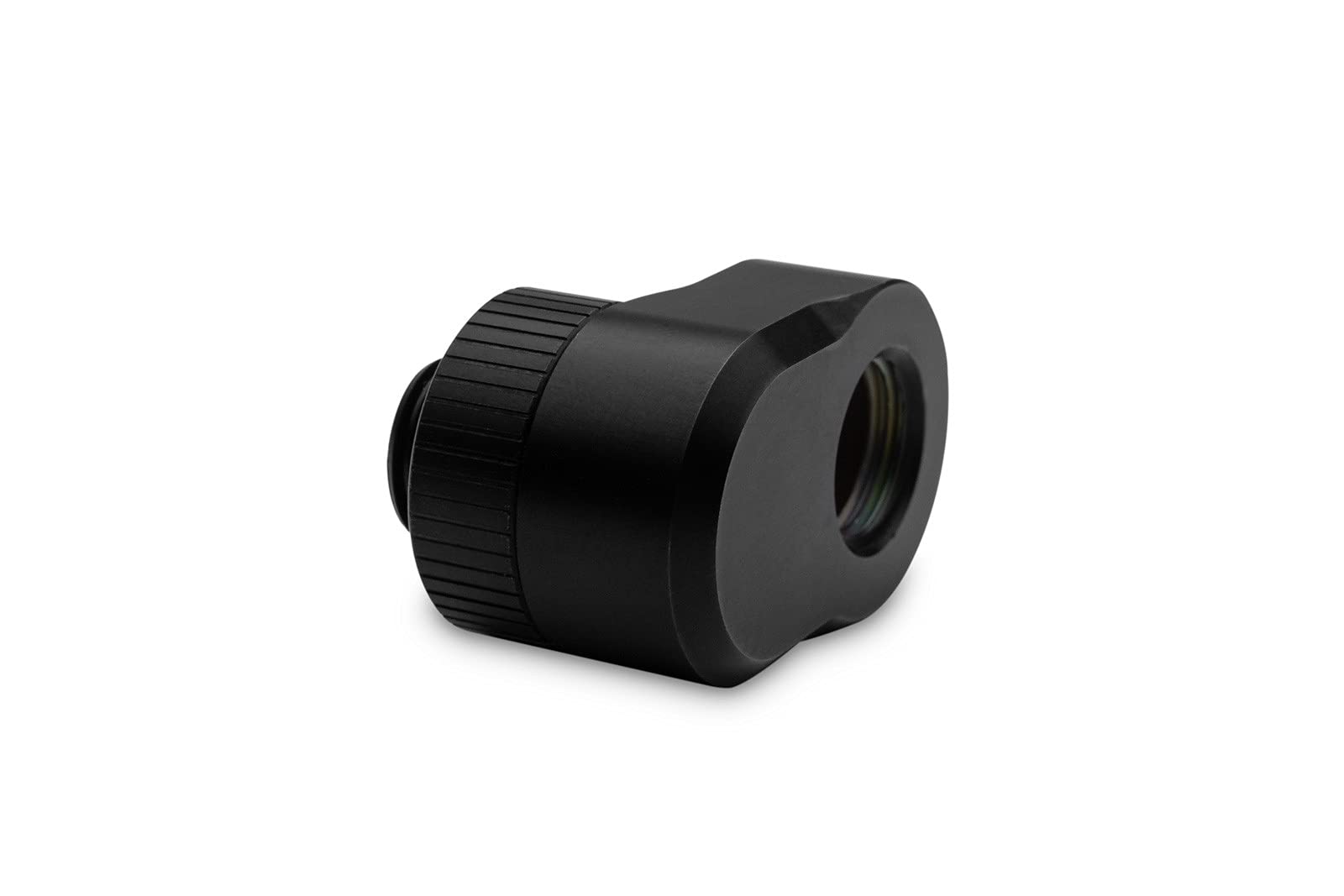 EKWB EK-Quantum Torque Rotary Offset Adapter Fitting, 14mm, Black, 2-pack