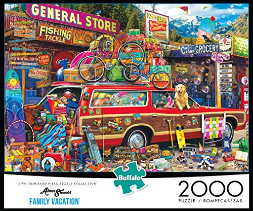 Buffalo Games - Aimee Stewart - Family Vacation - 2000 Piece Jigsaw Puzzle for 168 months to 1200 months
